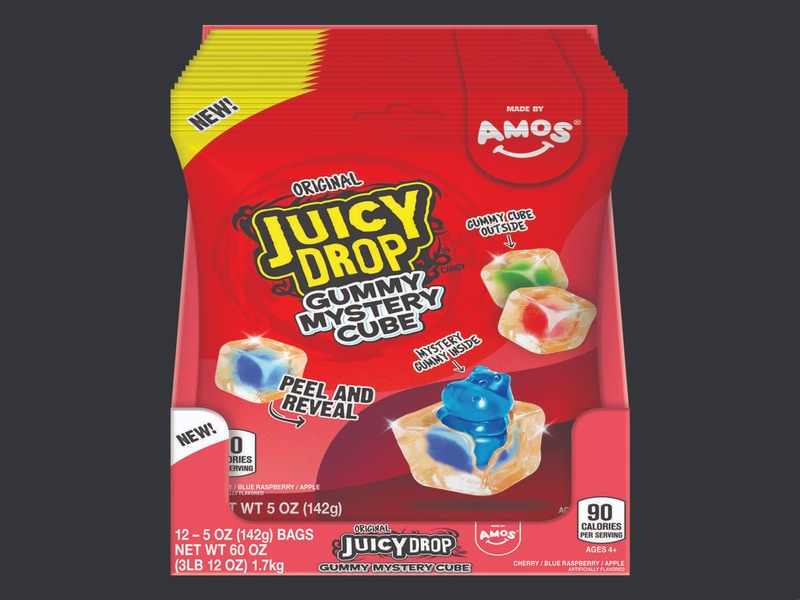 2-in-1 Gummy Cubes : Juicy Drop Gummy Mystery Cube