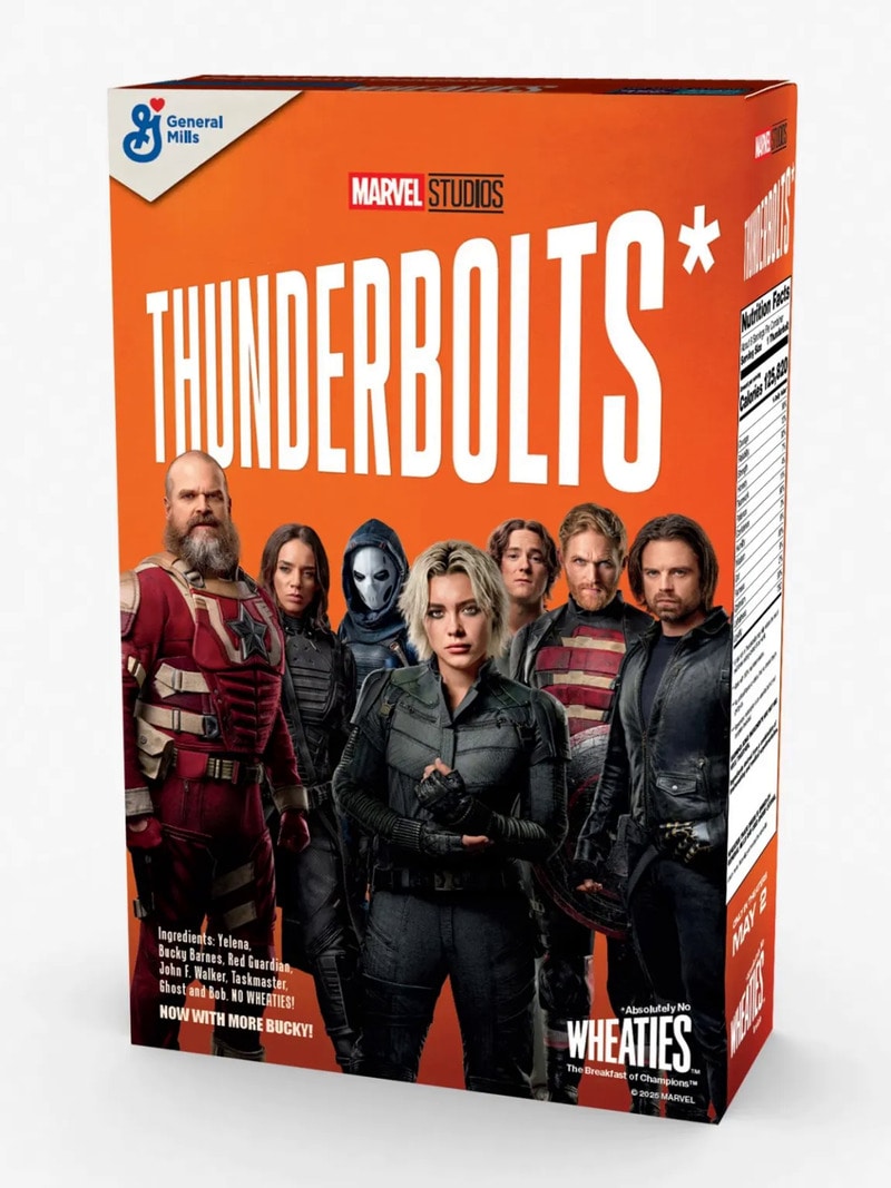 Superhero Cereal Branding : Marvel Studios Thunderbolts* Wheaties