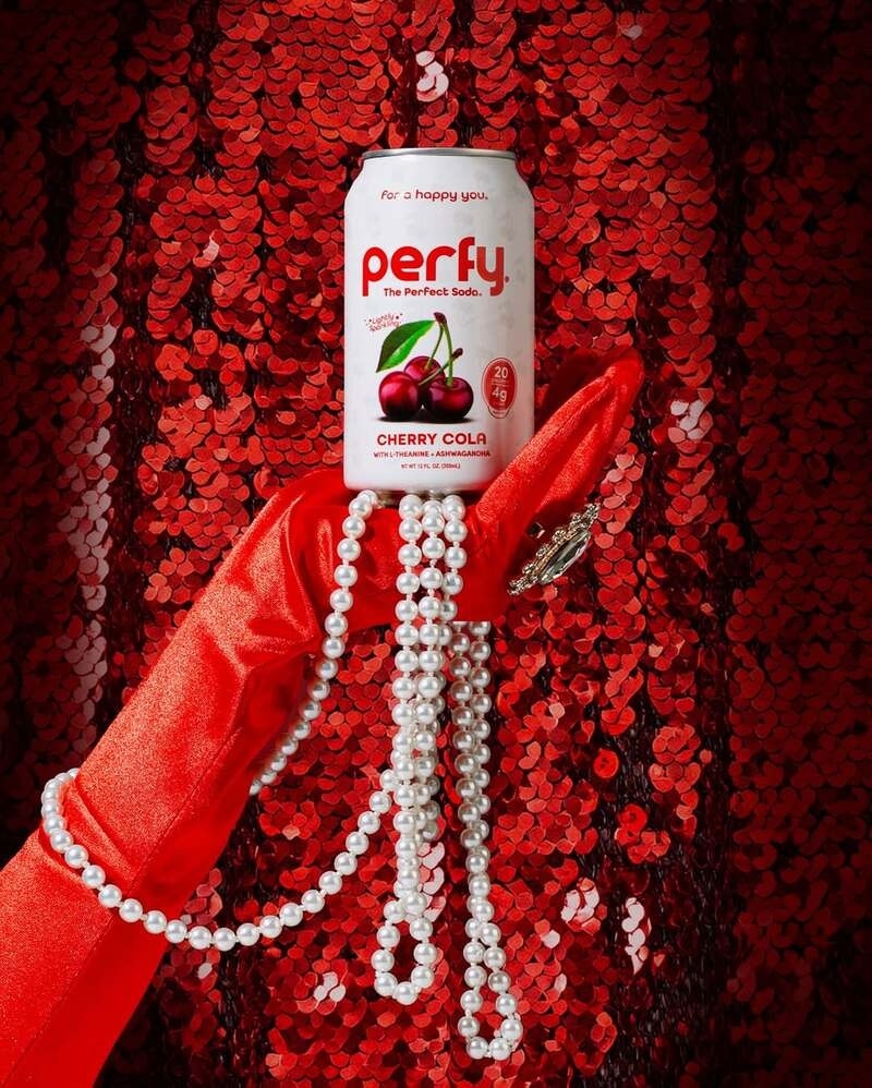Low-Sugar Cherry Sodas : Perfy Cherry Cola