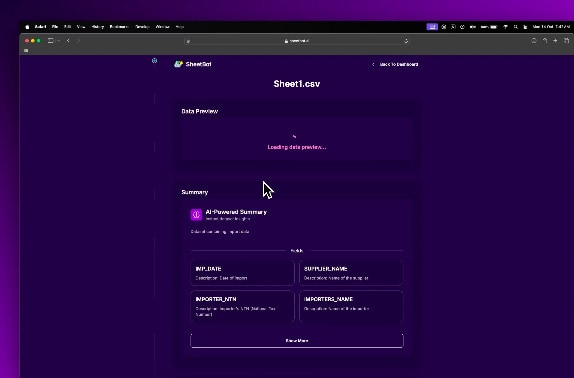 Automated Data Insights : SheetBot AI