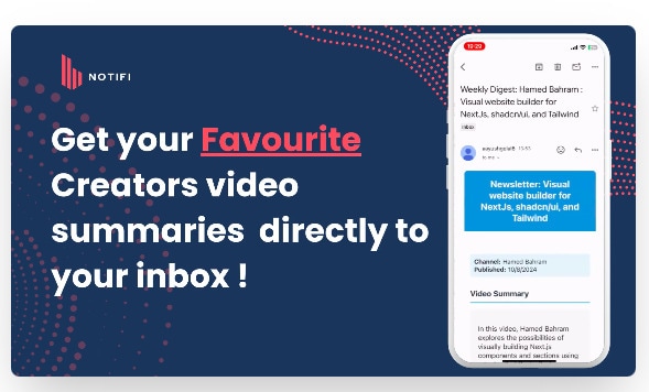 Creator Digest Tools : Notifi
