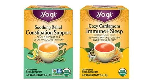 Functional Wellness Tea Ranges : Yogi teas