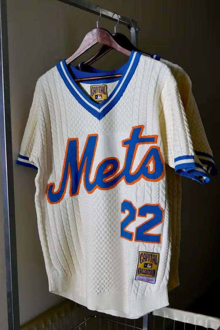 Cable-Knitted Baseball Jerseys : father figure