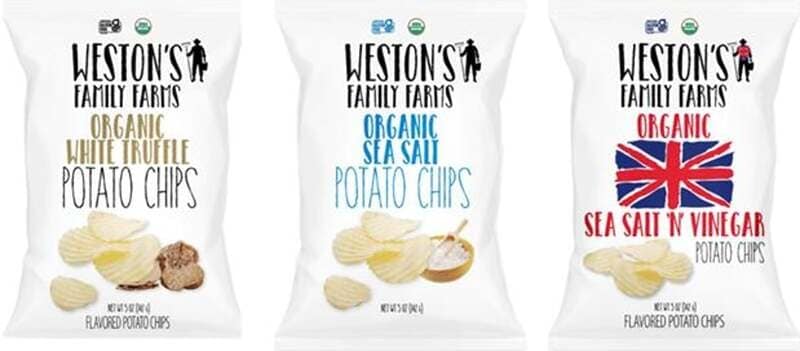 Single-Source Snack Chips : Weston’s Family Farms Organic Potato Chips