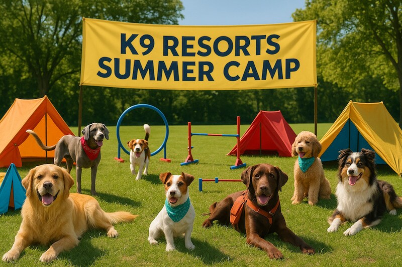 Dog Enrichment Camps : summer camp for dogs
