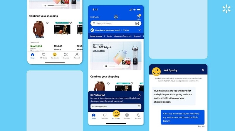 AI-Powered Retailer App Assistants : Walmart 'Ask Sparky'