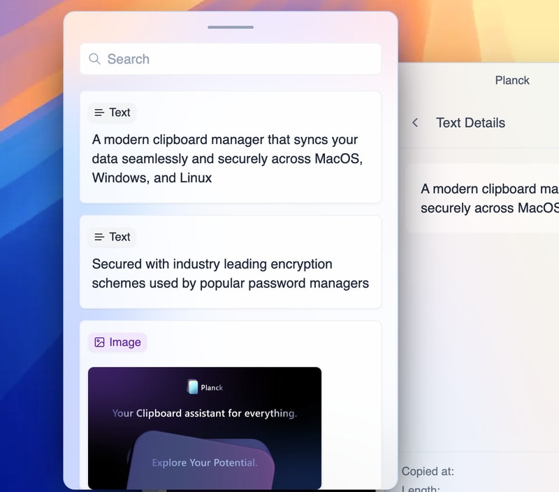Clipboard Sync Utilities : Planck