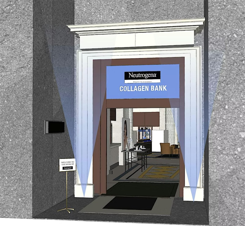 Banking-Inspired Skincare Pop-Ups : The Bank of NEUTROGENA