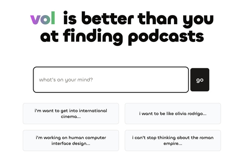 Intent-Based Discovery Tools : vol
