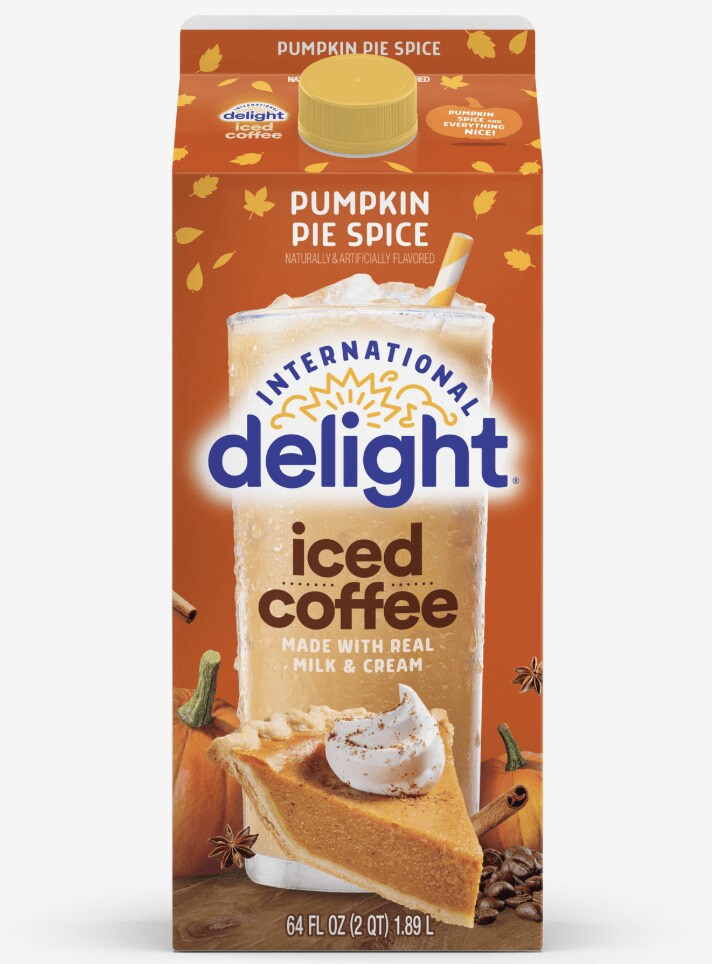 Ready-to-Pour Cold Pumpkin Lattes : Pumpkin Pie Spice Iced Coffee