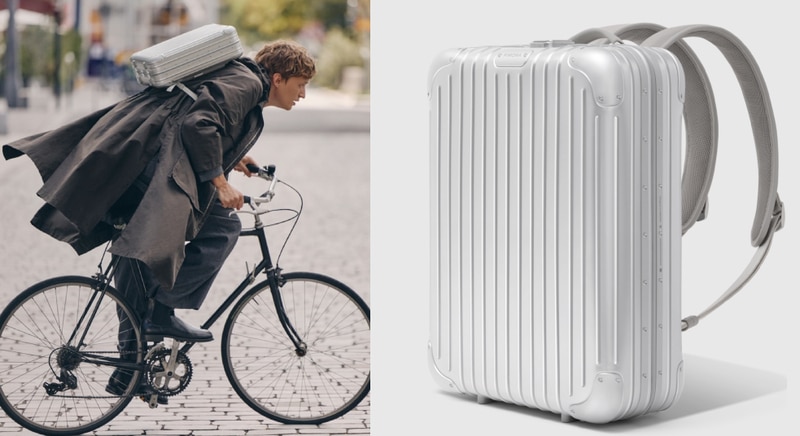 Luxe Metal Backpacks : Original Aluminum Backpack