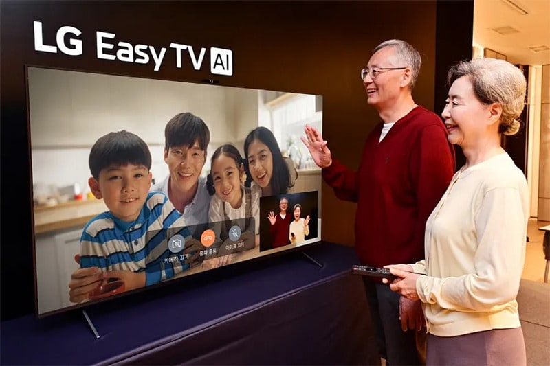 Simple Senior-Friendly Televisions : LG Easy TV