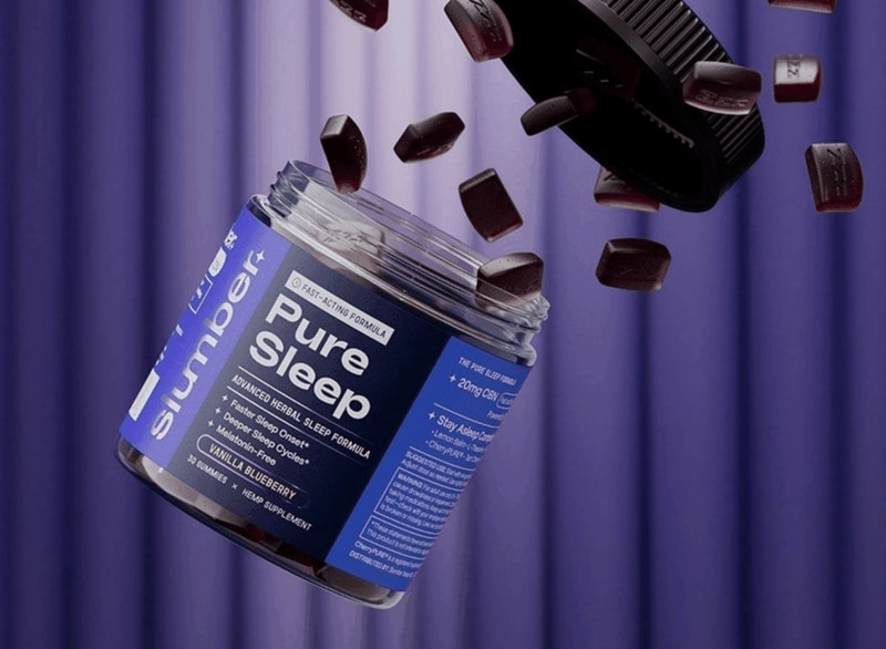 Comprehensive Sleep-Focused Gummy Supplements : Pure Sleep