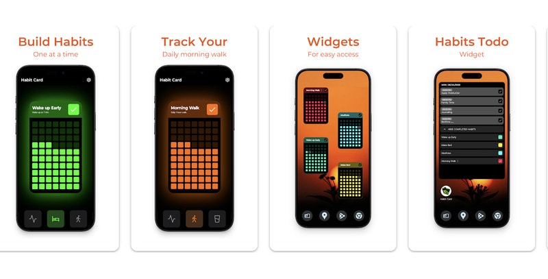 Habit Tracking Tools : Habit Card