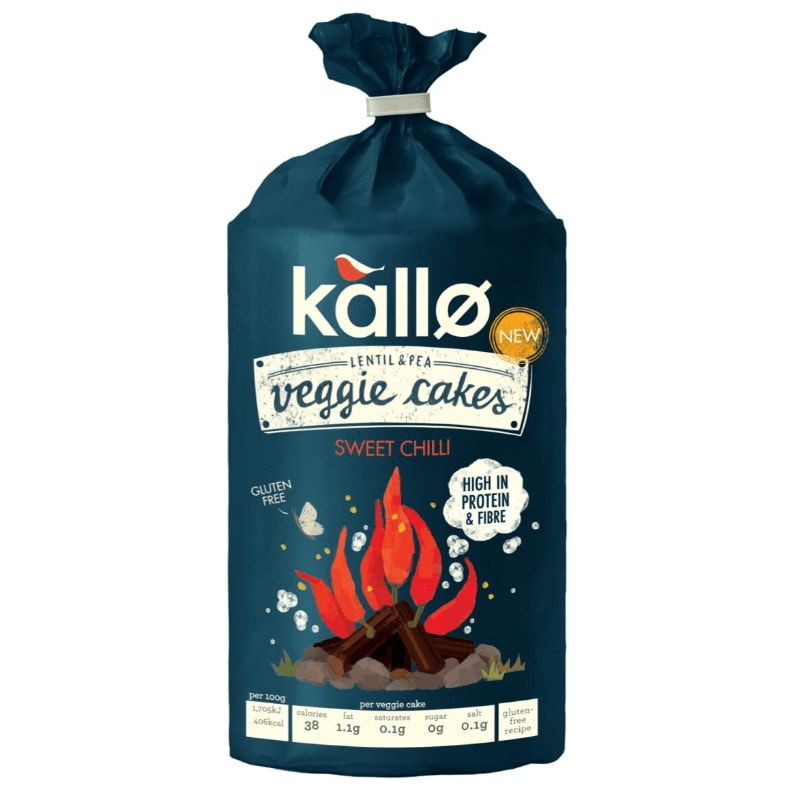 Sweet Heat Snack Cakes : Kallø Sweet Chilli Veggie Cakes