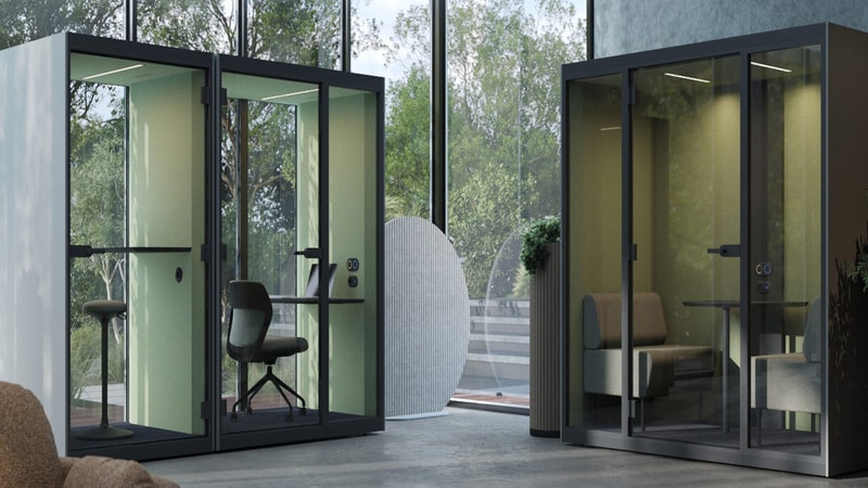 Customizable Personal Office Pods : acoustic pod