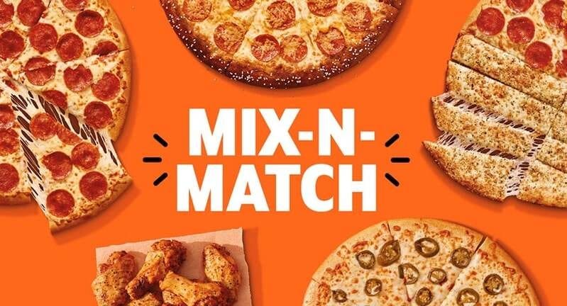 Variety-Driven QSR Pizza Menus : Little Caesars Mix-N-Match