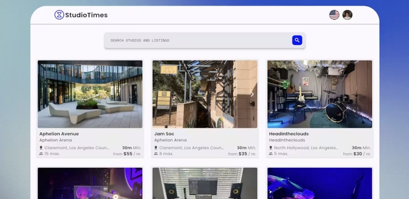 Studio Booking Platforms : StudioTimes.io