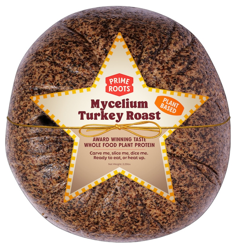 Mycelium-Based Holiday Roasts : Mycelium turkey roast