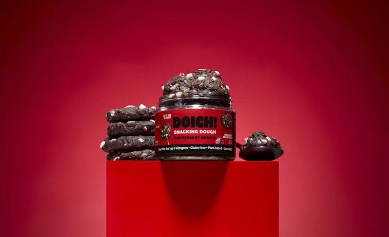 Functional Festive Dough Snacks : Doich Peppermint Baddie