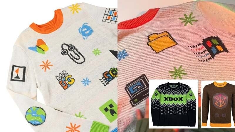 Retro Tech Sweaters : Microsoft Holiday Sweater