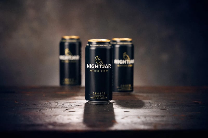 British Stout Beer Cans : nightjar
