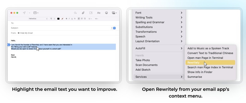 AI Writing Assistants : Rewritely