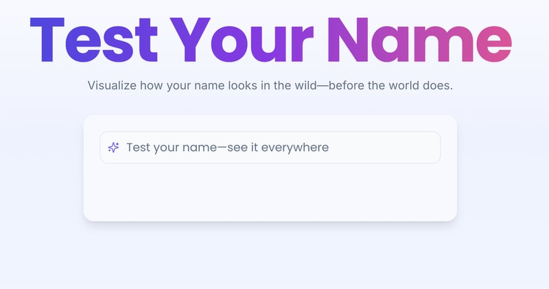 Brand Name Visualizers : Does This Make My Brand Look Fat