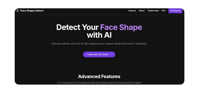 AI Face Analyzers : Face Shape Detect