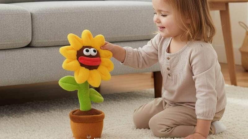 Interactive AI-Connected Flower Toys : FoloToy AI Sunflower