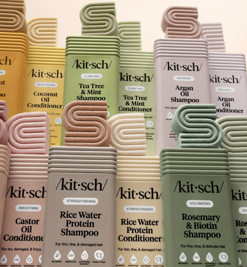 Bio-Based Liquid Haircare : liquid shampoo and conditioner