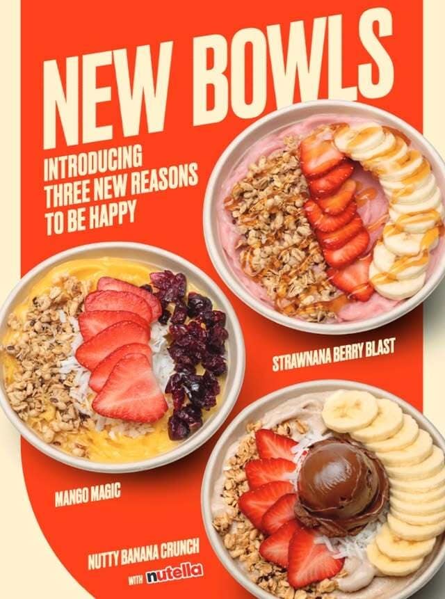 Permissibly Indulgent Smoothie Bowls : Robeks bowls