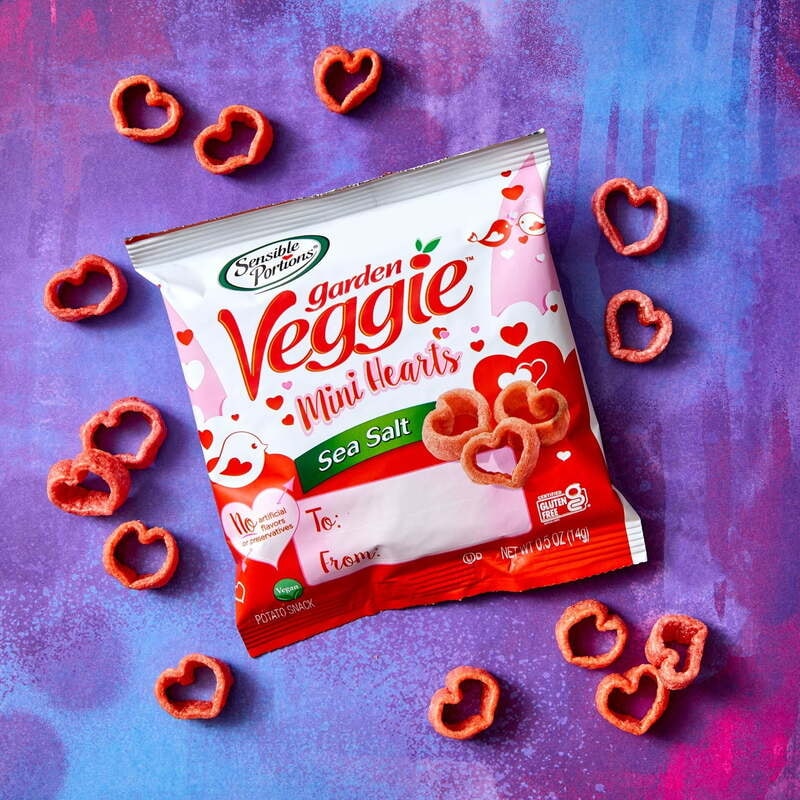 Heart-Shaped Veggie Snacks : Valentines Mini Hearts Snack