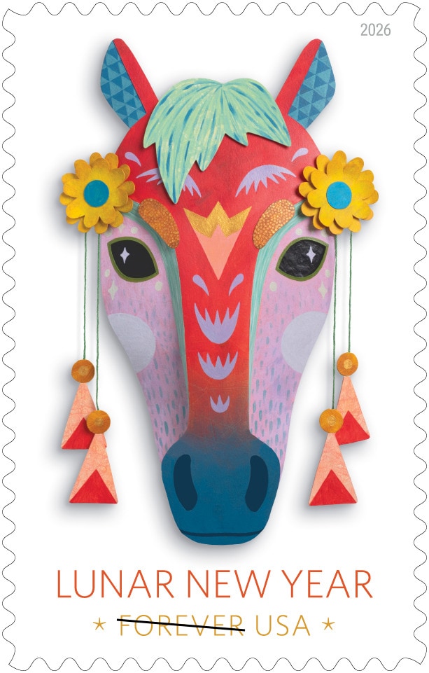 Lunar New Year-Themed Stamps : Year of the Horse Forever stamp