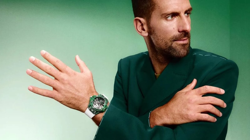 Demure Athlete-Approved Watches : Hublot Big Bang Tourbillon Novak ...