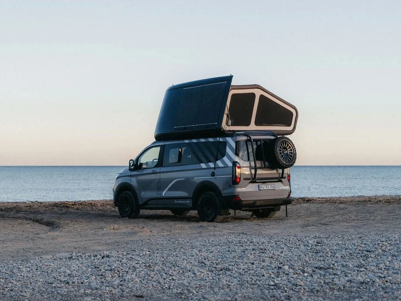 Inflatable Pop-Up Roof Vans : Freescape camper van