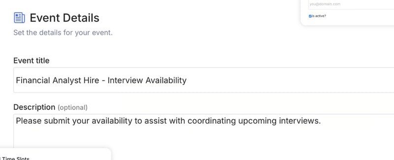 Group Scheduling Tools : TallyCal