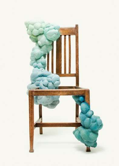 Growing Foam Furniture: Kyeok Kim Turns Chairs to Foamy Art