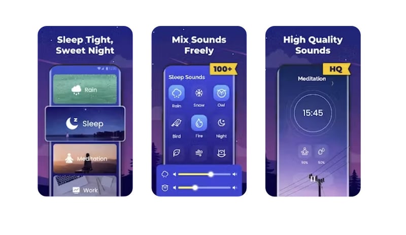 Relaxation Audio Apps : Sleep Sounds