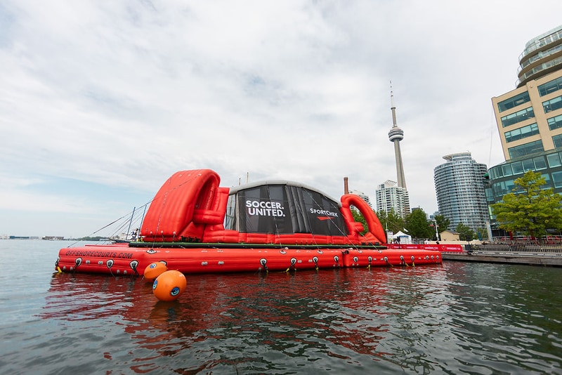Floating Futsal Pitches: SportChek Unveiled a First-Of-Its-Kind Pitch ...