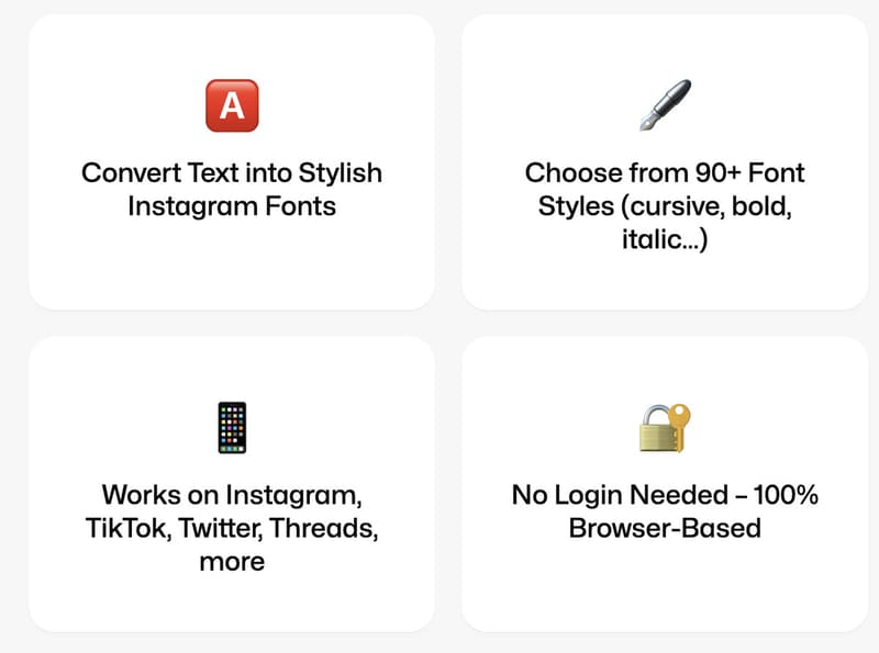 Social Media Text Styling : Instagram Fonts Generator