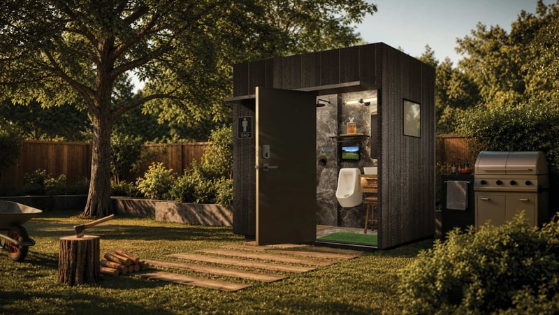 Backyard Bathroom Escapes: The Moen Port-A-Suite is a Private Retreat ...