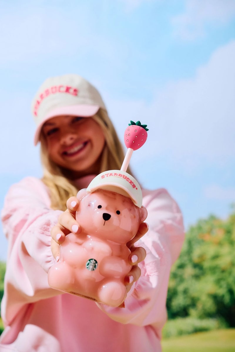 Summertime Cafe Bear Glasses: The Starbucks Pink Bearista™ Glass Cold ...