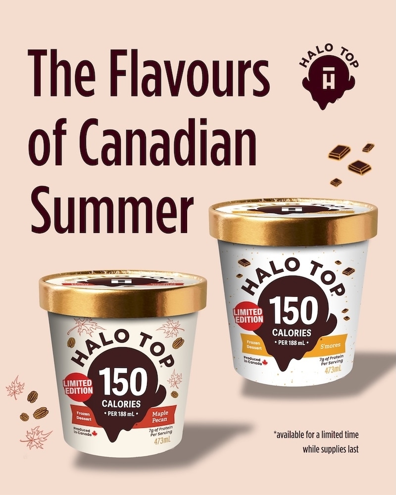 Canadiana Ice Creams: Halo Top Dropped Two Seasonal Ice Cream Flavors ...