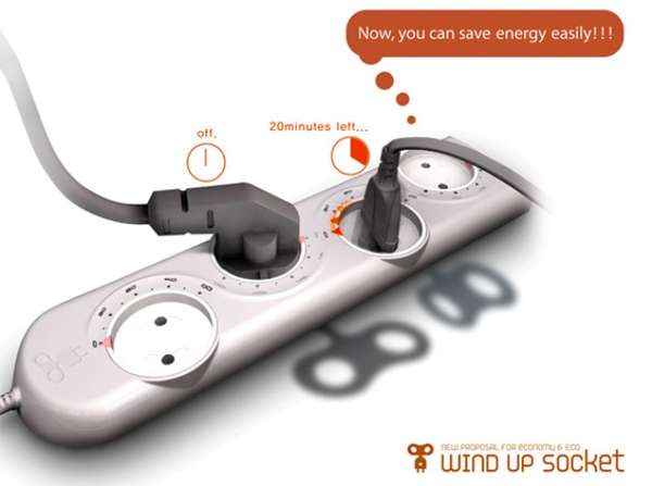 Winding Energy Timers : Wind up Socket