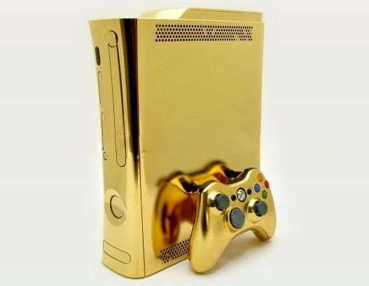 Solid Gold Gaming Systems 24kt Xbox 360