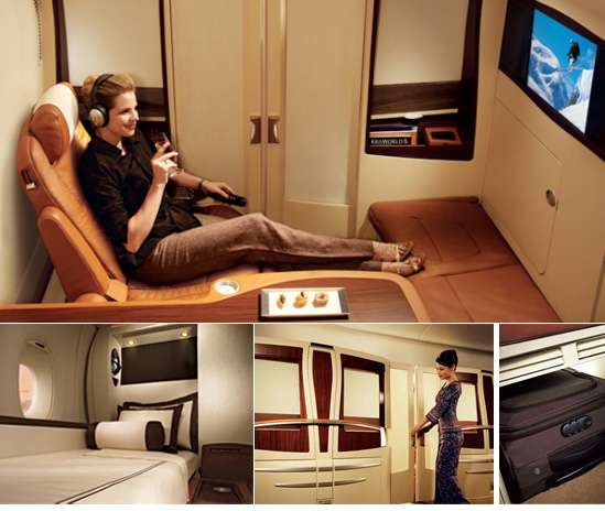 Personal Airplane Rooms : Singapore Suite