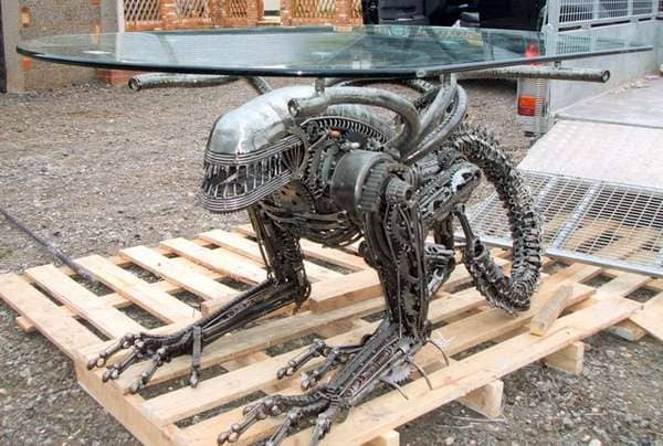 Recycled Home Oddjects: Alien Furniture