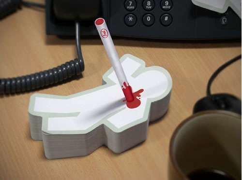 Killer Post-Its : Murder Ink Sticky-Note